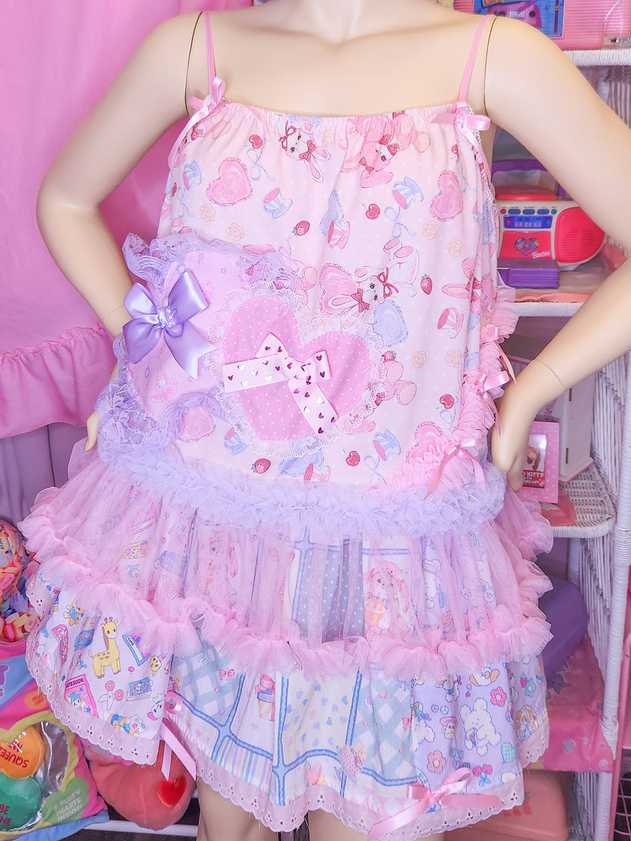 Kawaii bunny lolita tank top, maximalist hime gyaru size XL – Miss Alphabet